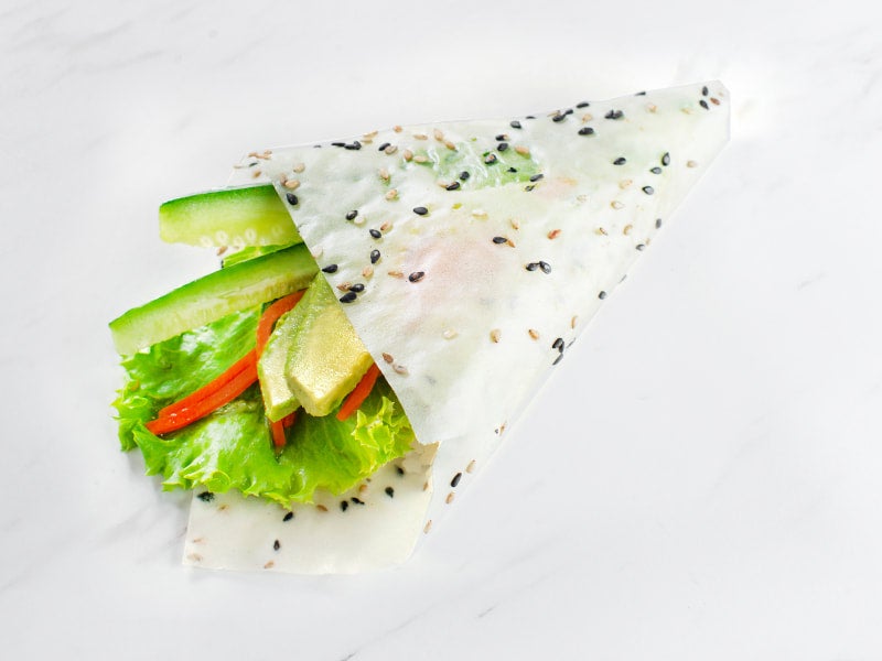 Vegetable Hand Roll | Kura Revolving Sushi Bar